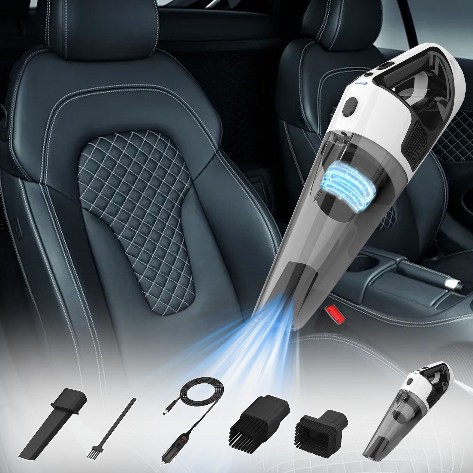Teissuly Wired Handheld High Suction Car Desktop Long Charging Cable ...