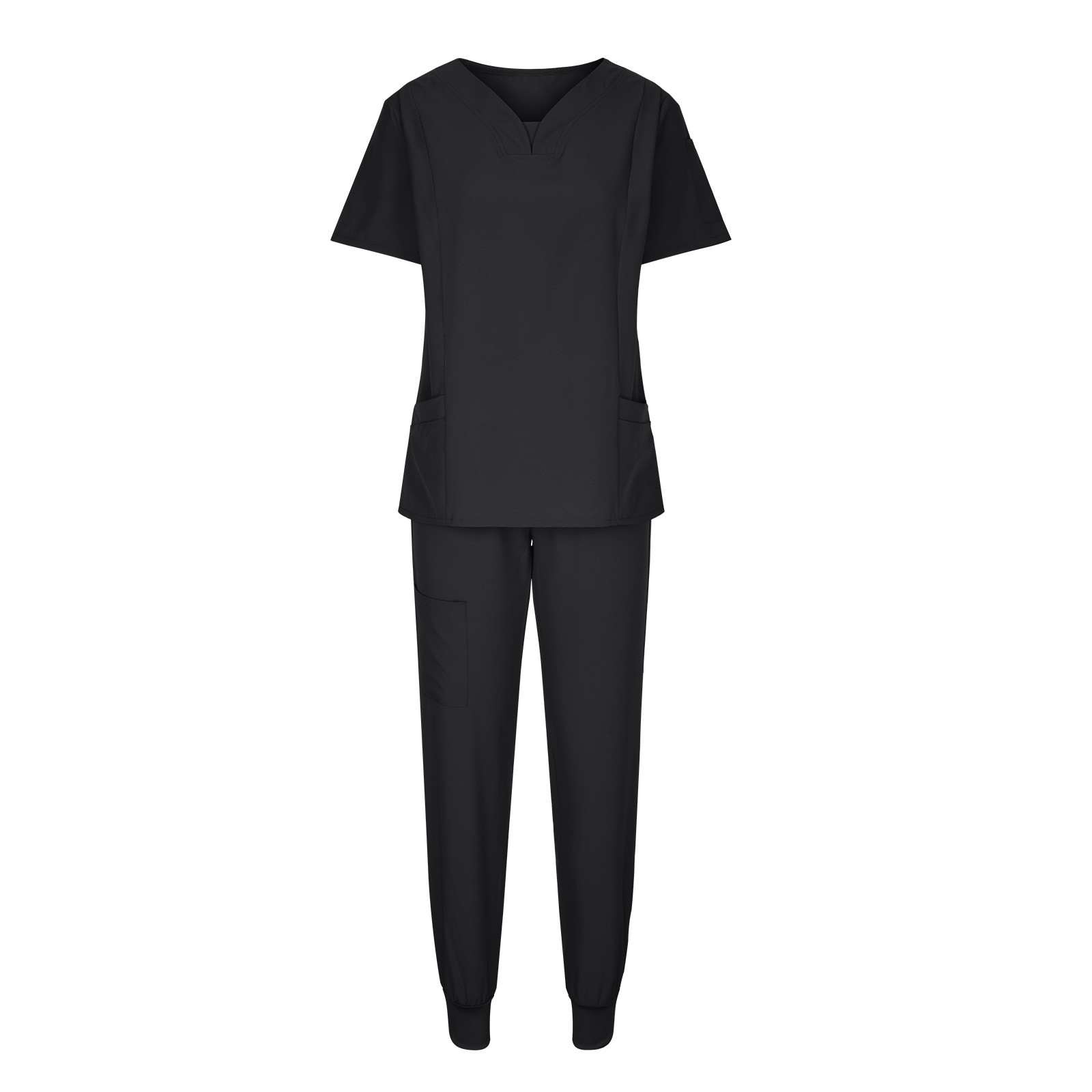 Teissuly Women's Nursing Uniform Pocket Hand Wash Suit Uniform Beauty ...