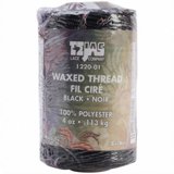 Tejas Waxed Thread 132yd-Black - Walmart.com