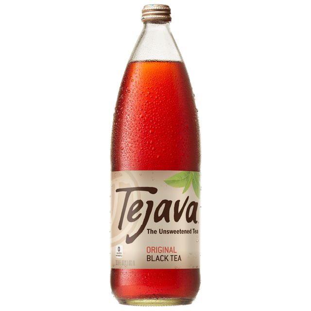 Tejava Black Tea Unsweetened, 1 Liter 33mg caffeine - Walmart.com