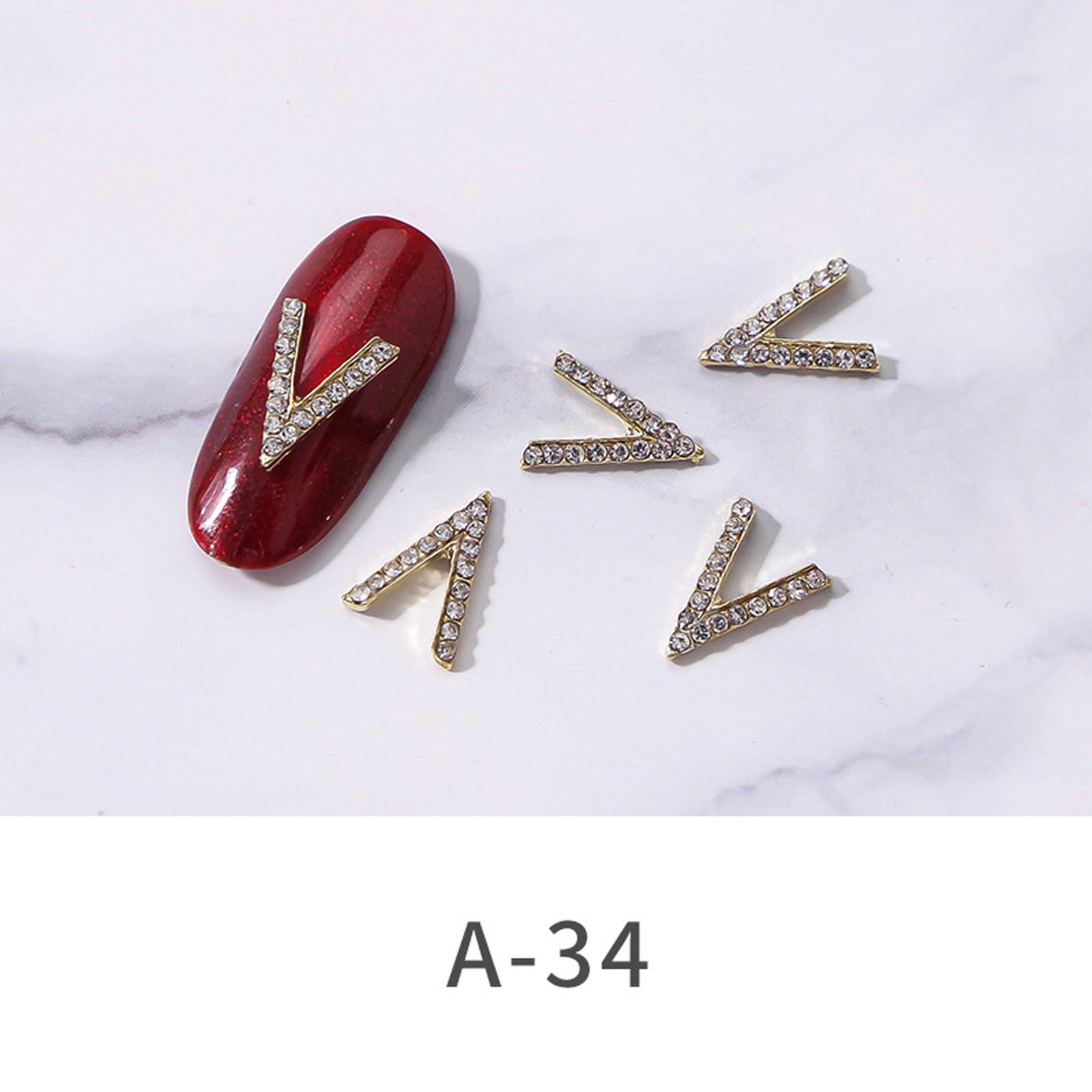 Tejiojio BirthDay Gifts Nail Art Ins Wind Light Luxury Nail Art Zircon ...