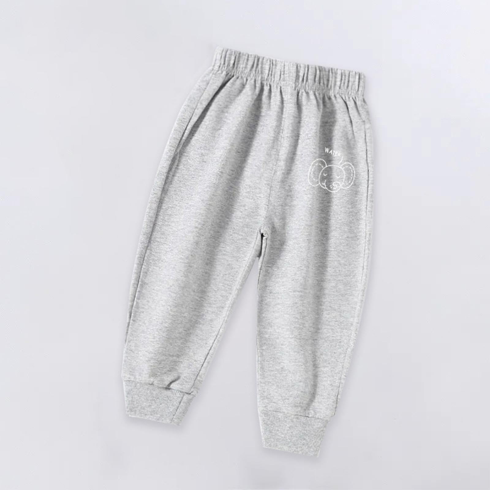 Tejiojio Boys and Girls Sports Pants Children Casual Thin Pants ...