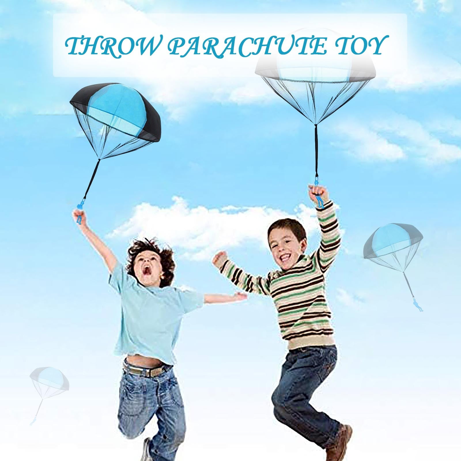 Tejiojio Children's Educational Hand Throwing Soldier Parachute Toy ...