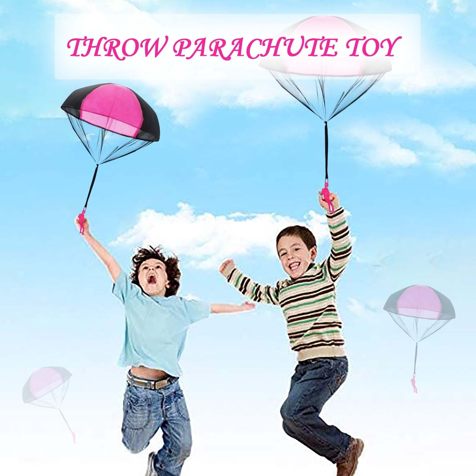 Tejiojio Children's Educational Hand Throwing Soldier Parachute Toy ...