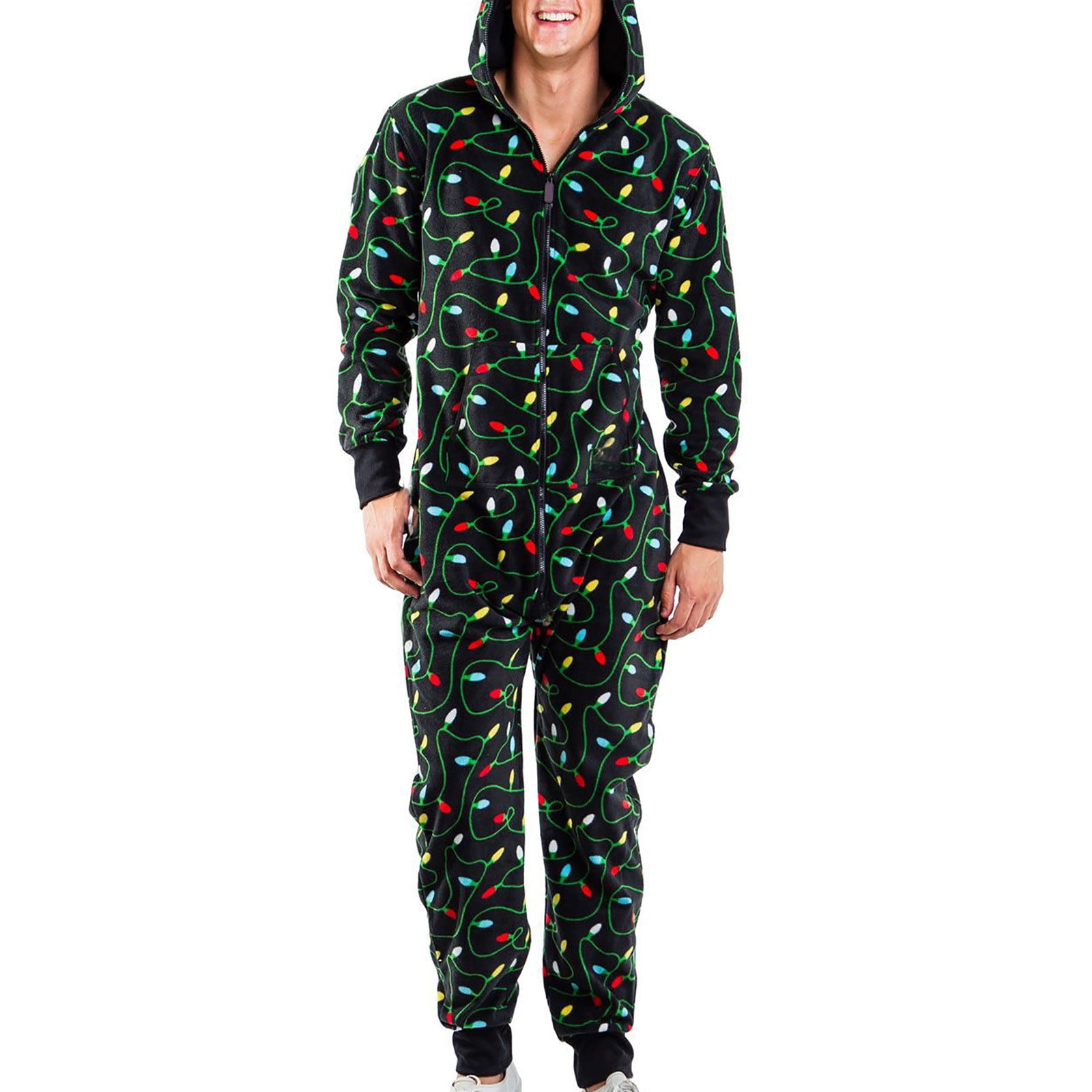 Tejiojio Christmas Matching Men's Fashion Fall Winter Christmas Printed ...