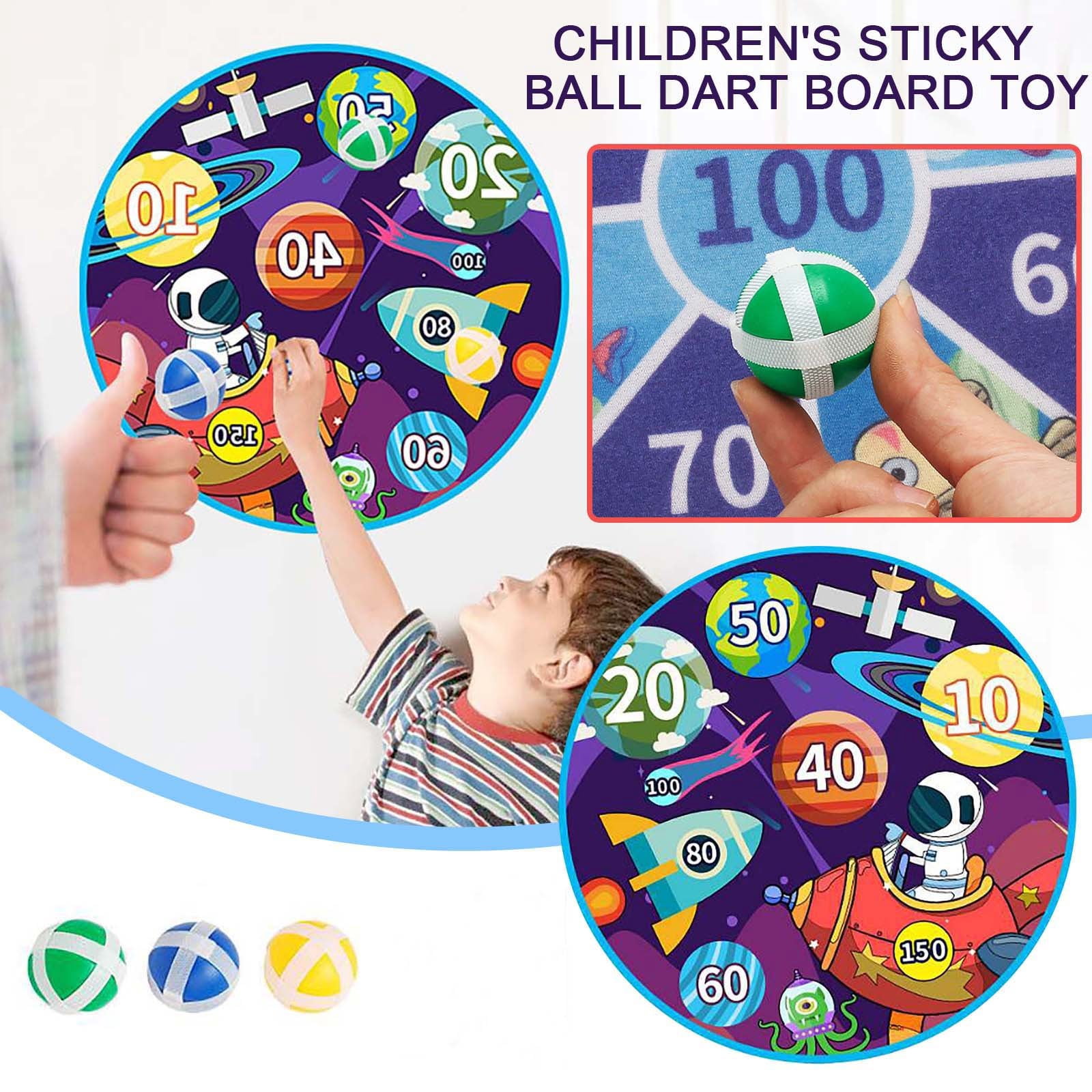 Tejiojio Clearance Children'S Ball Dart Board Toy Hanging On the Wall ...