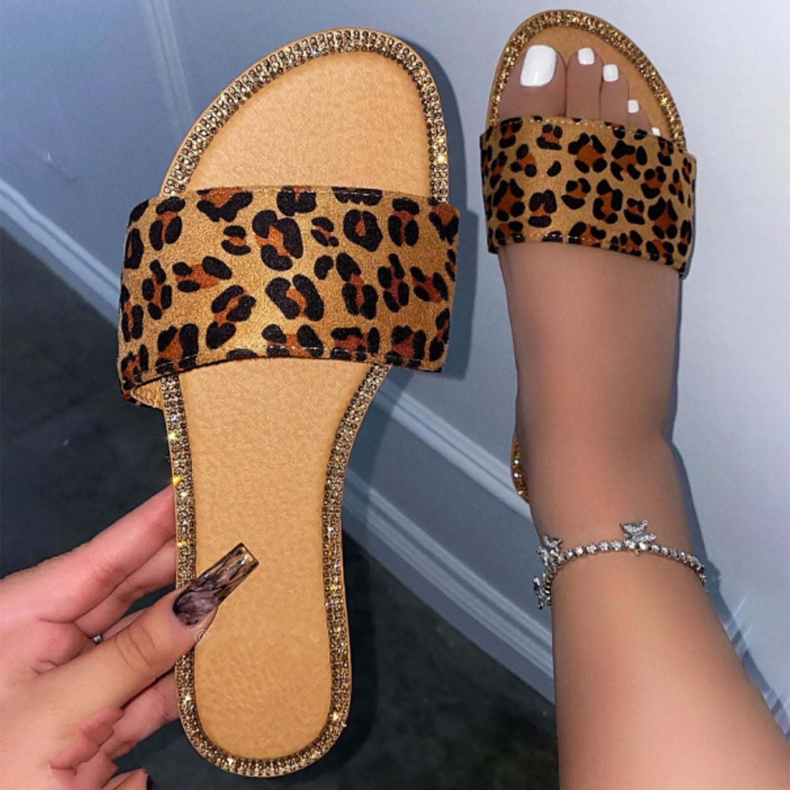 Tejiojio Flatform Sandals Gifts for Women,Womens Summer Fashion Flat ...