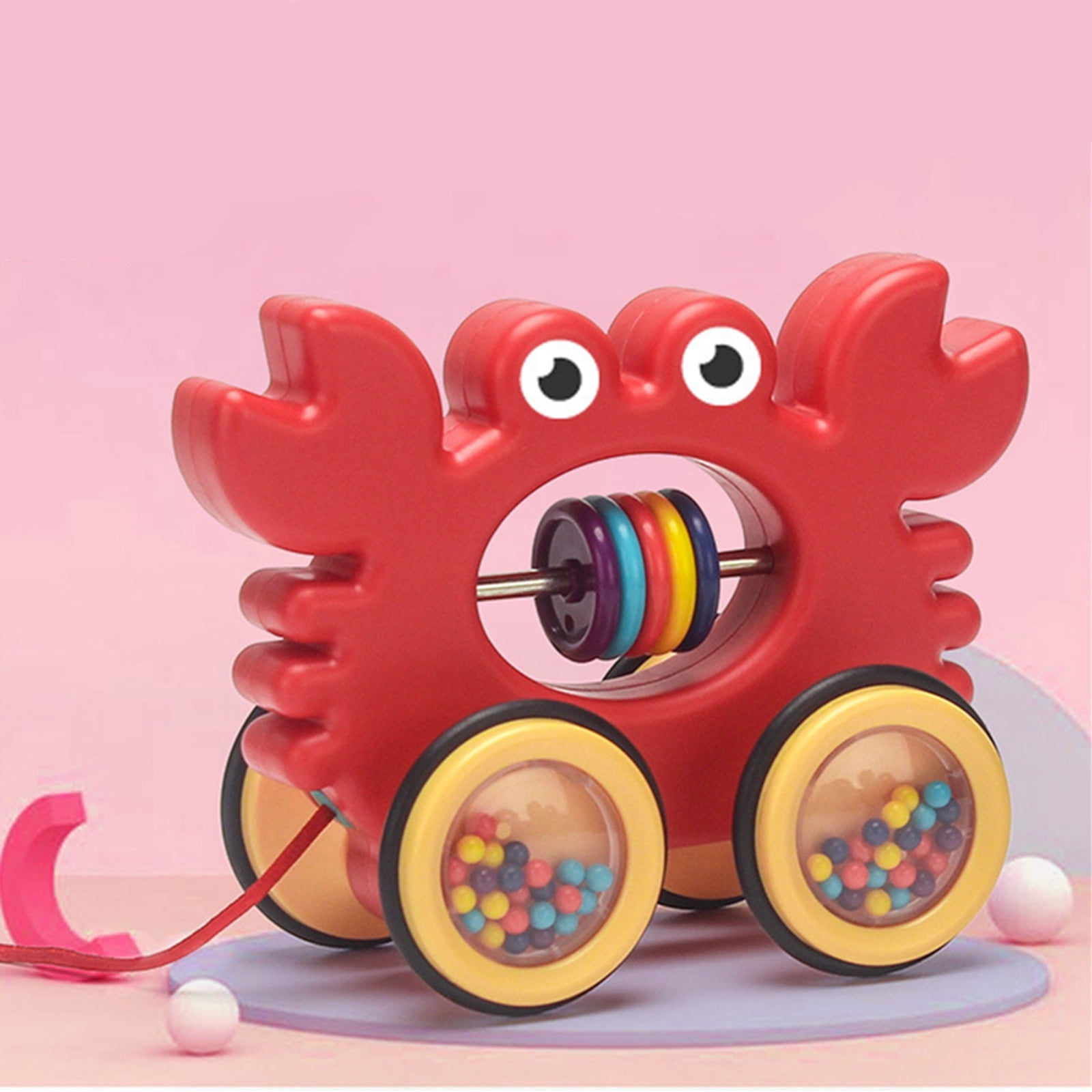Tejiojio Home Deals Children's Drag Toy Car Pull Rope Traction Car ...