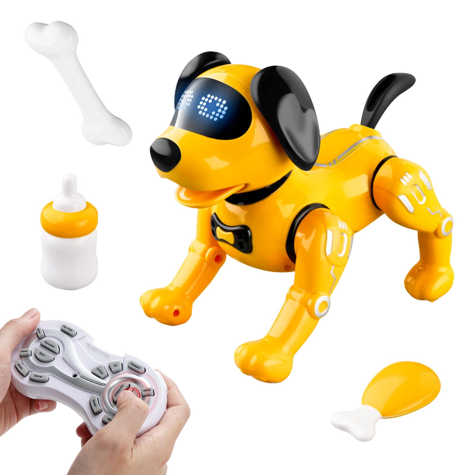Tejiojio K11 Rc Robot Dog Remote Control Parts Rc Toy Intelligent Toy ...