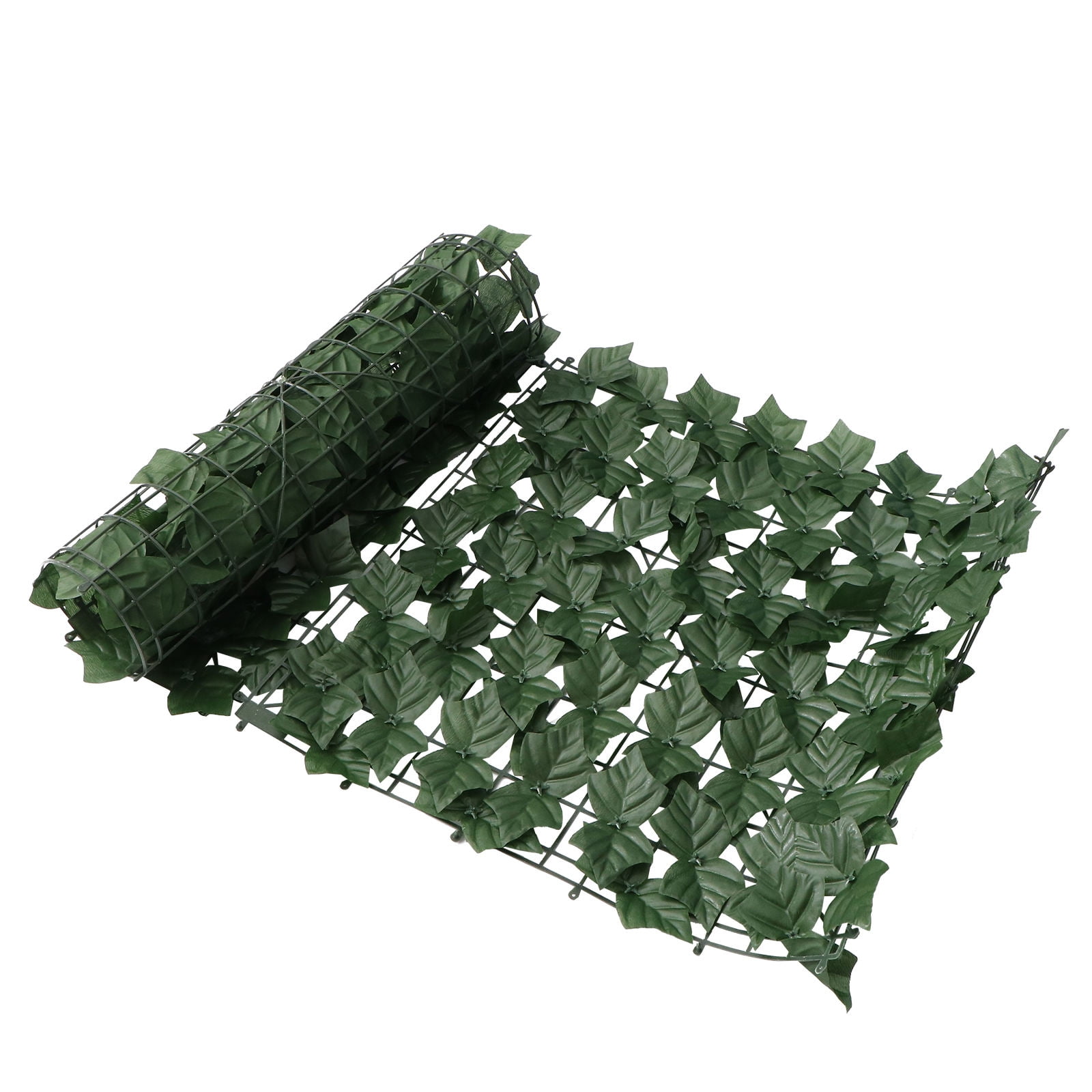 Supvox Green Artificial Leaf Hedge Panel with High Density Mesh Back ...