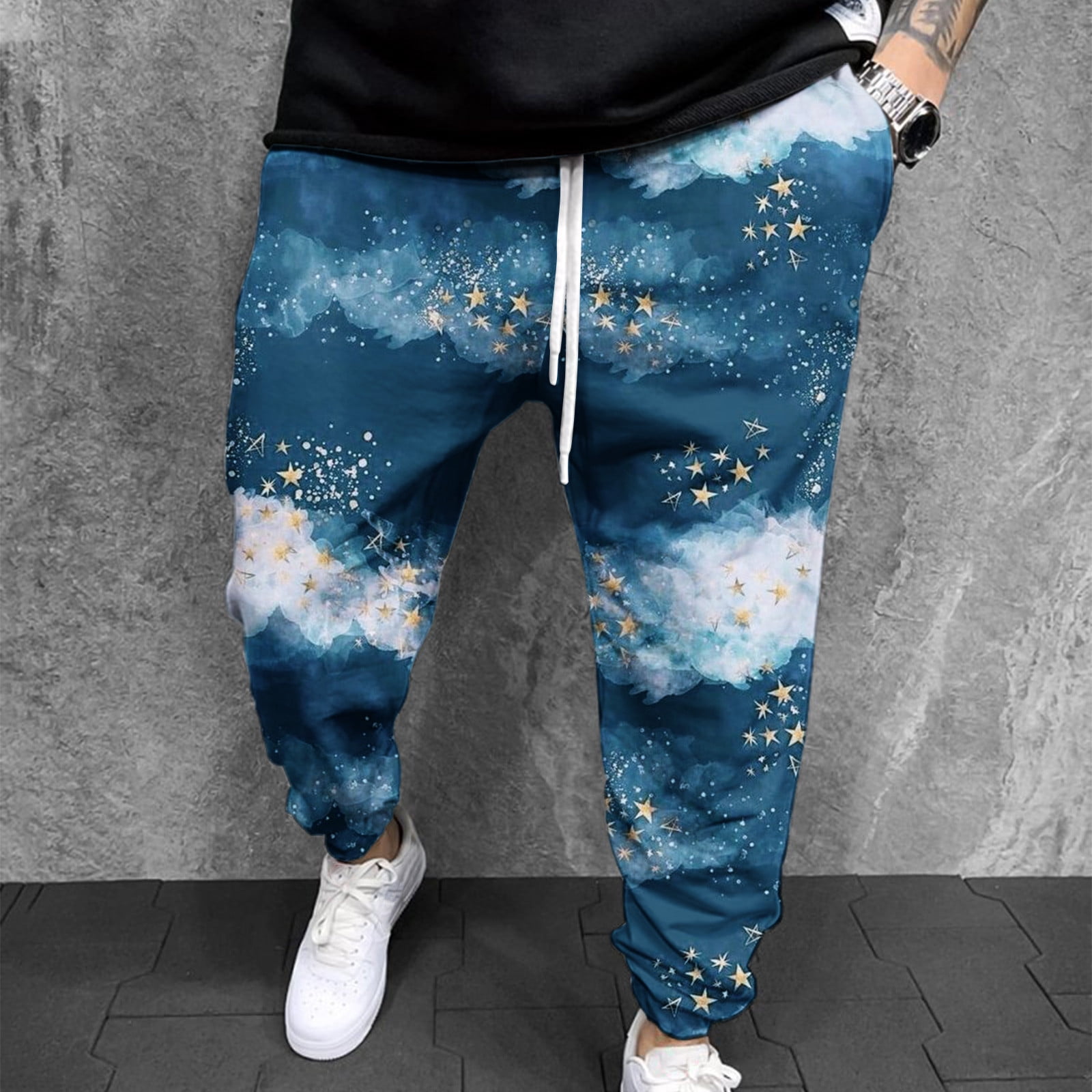 Tejiojio Men's and Big Men's Relaxed Fit Men Casual Fashion Sweatpants ...