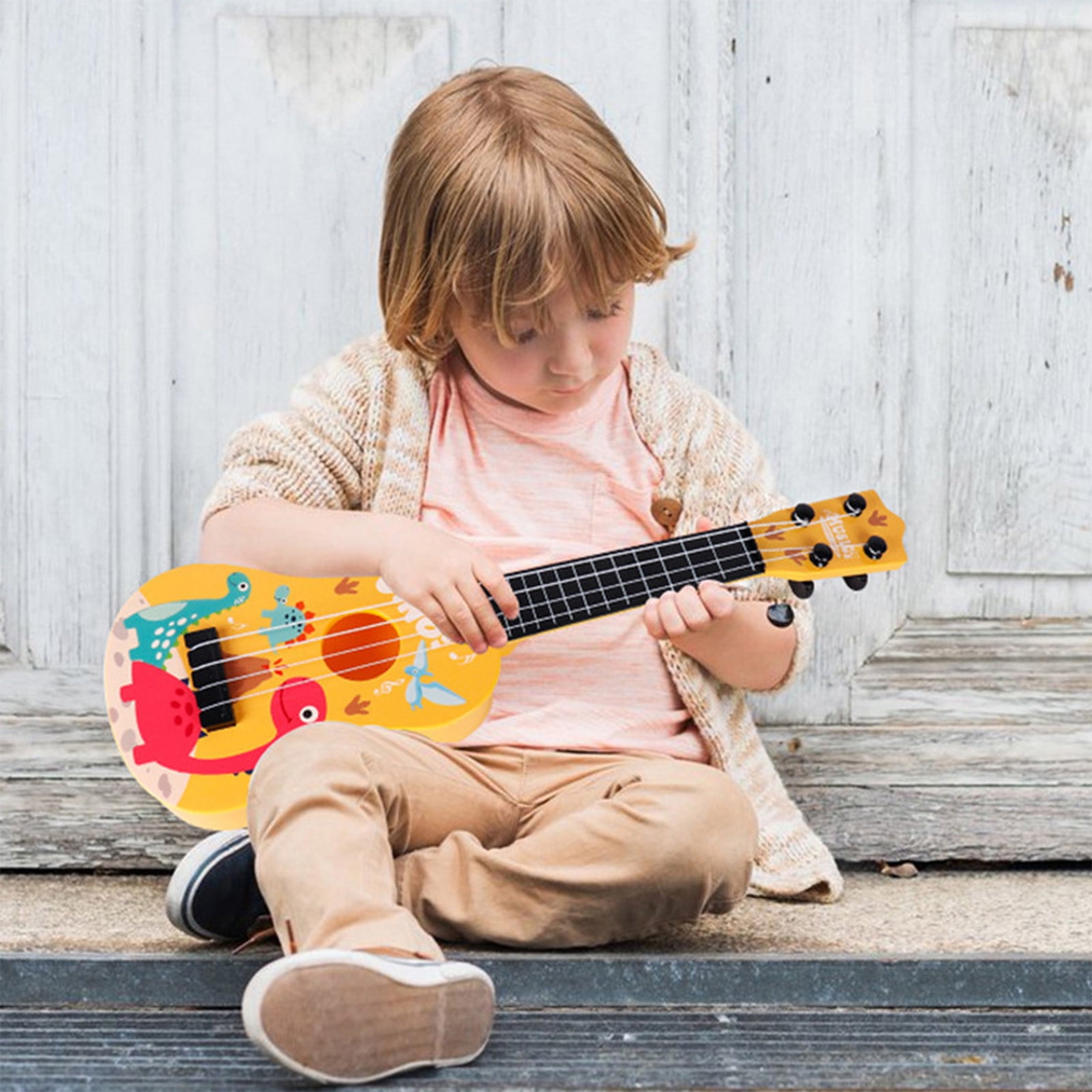 Tejiojio Mini Guitar for Skill Improving Kids, Ukulele for Kids ...