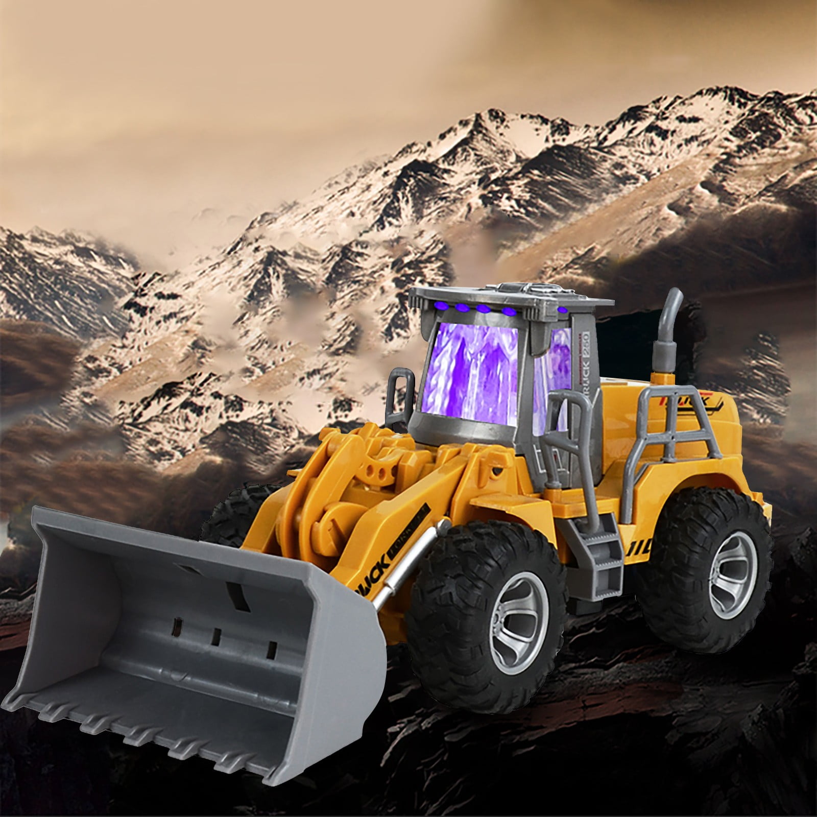 Tejiojio Remote Control Rc Engineering Vehicle Electric Cars Model Toy ...