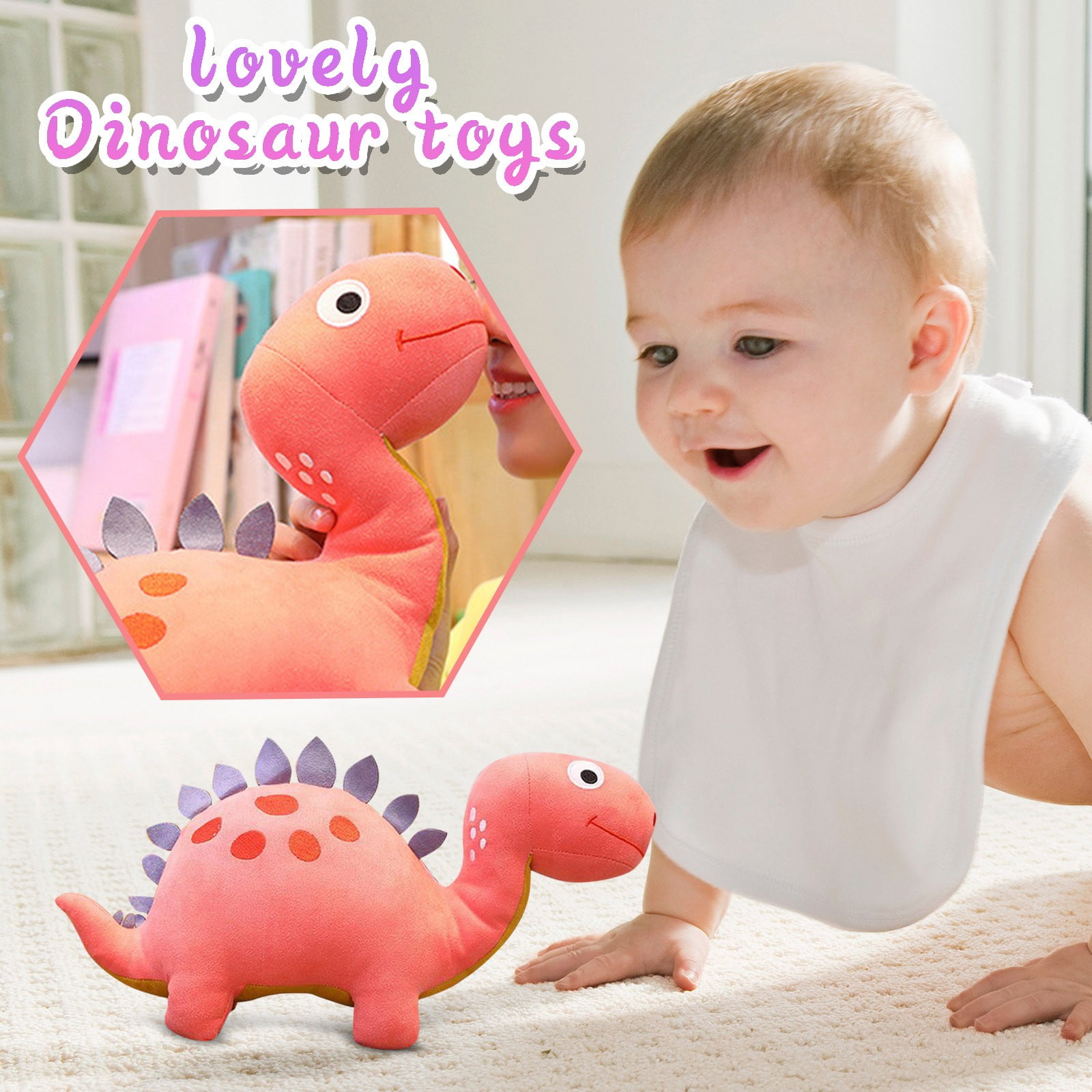 Tejiojio Simulation Dinosaur Plush Toy Dinosaur Doll Doll Boy Child ...