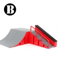 Kryptonics Micro Pyramid Skating Ramp for Kids, Plastic Jumping Board ...