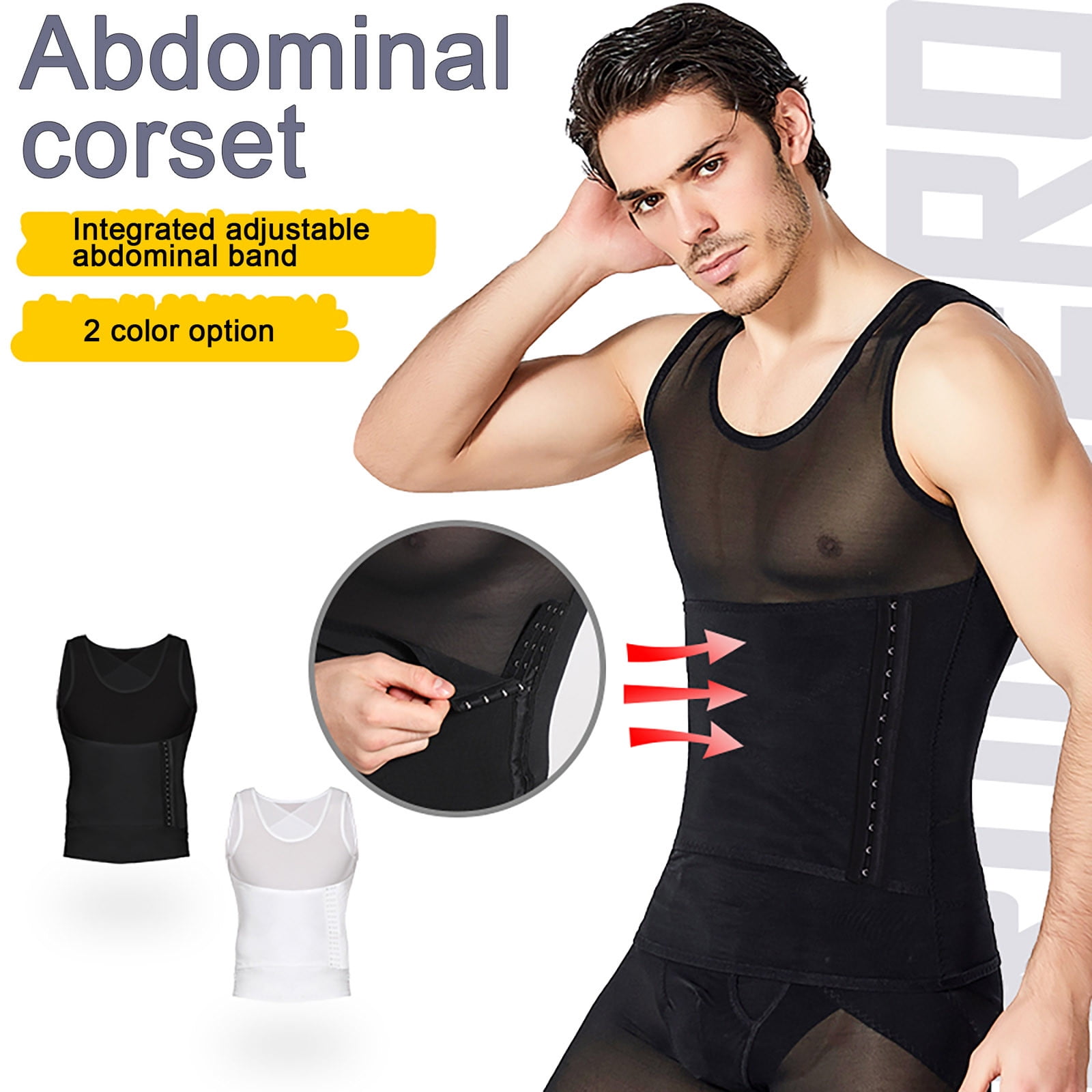 Tejiojio Summer Savings Men's Breathable Zipper High Elastic Pressure ...