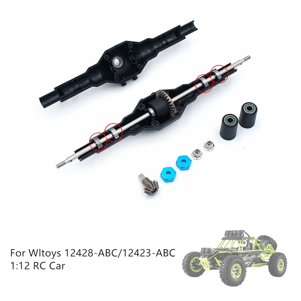 Tejiojio Upgrade Metal Rear Transmission Box Gearbox for Wltoys 12428 ...
