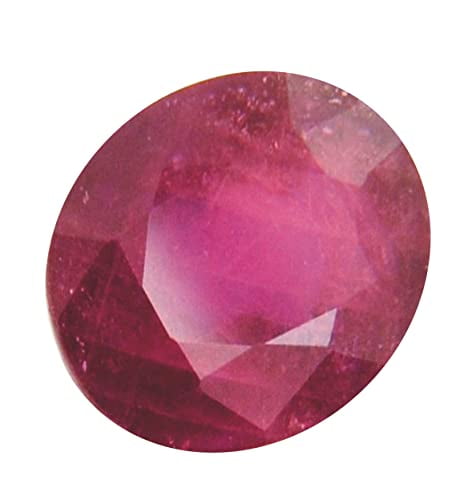 Tejvij And Sons 9.25 Ratti Certified Natural Manikya Stone - Walmart.com