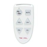 Tek Pal Universal Large Button TV Remote Control for Seniors with Low ...