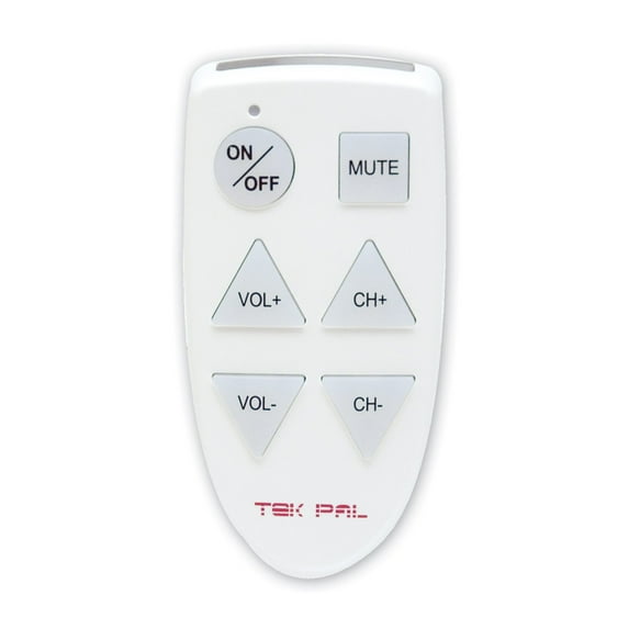 Tek Pal Universal Large Button TV Remote Control for Seniors with Low ...