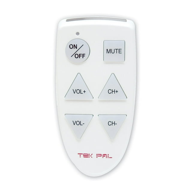 Tek Pal Universal Large Button TV Remote Control for Seniors with Low ...