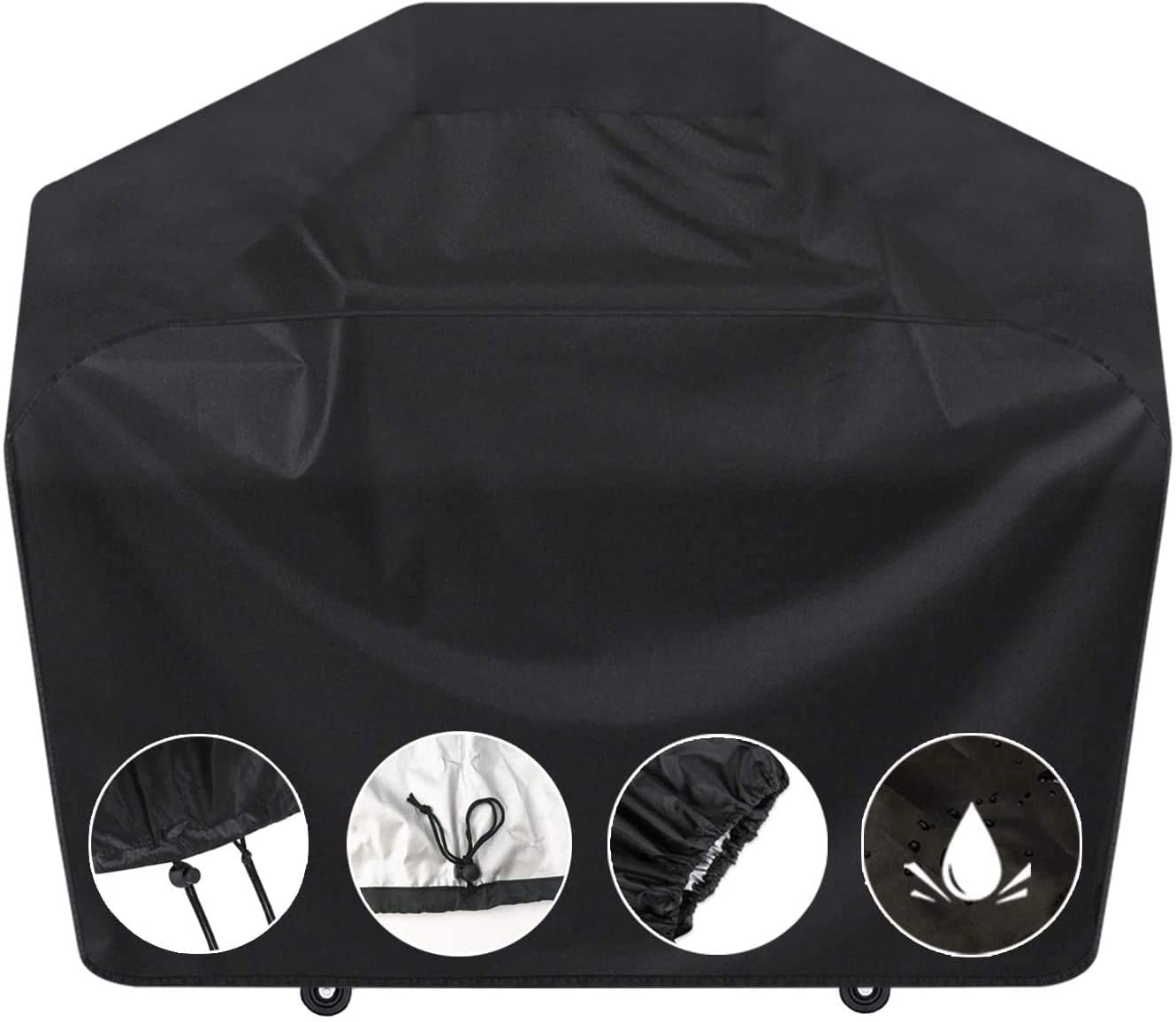 TekDeals 67'' Large BBQ Grill Cover, Waterproof, Weather Resistant, PVC ...