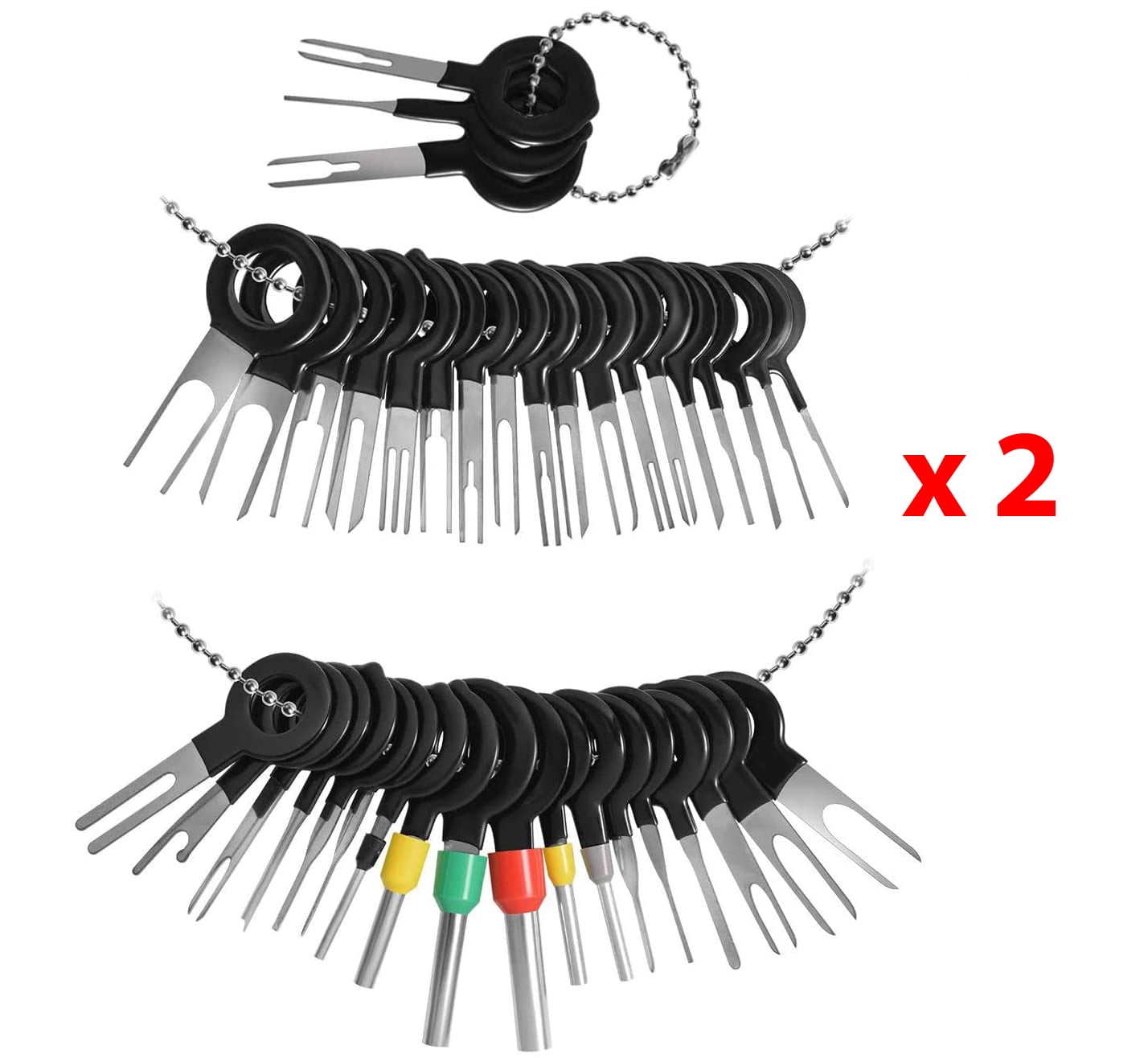 TekDeals 82Pcs Pin Ejector Wire Kit Extractor Auto Terminal Removal ...