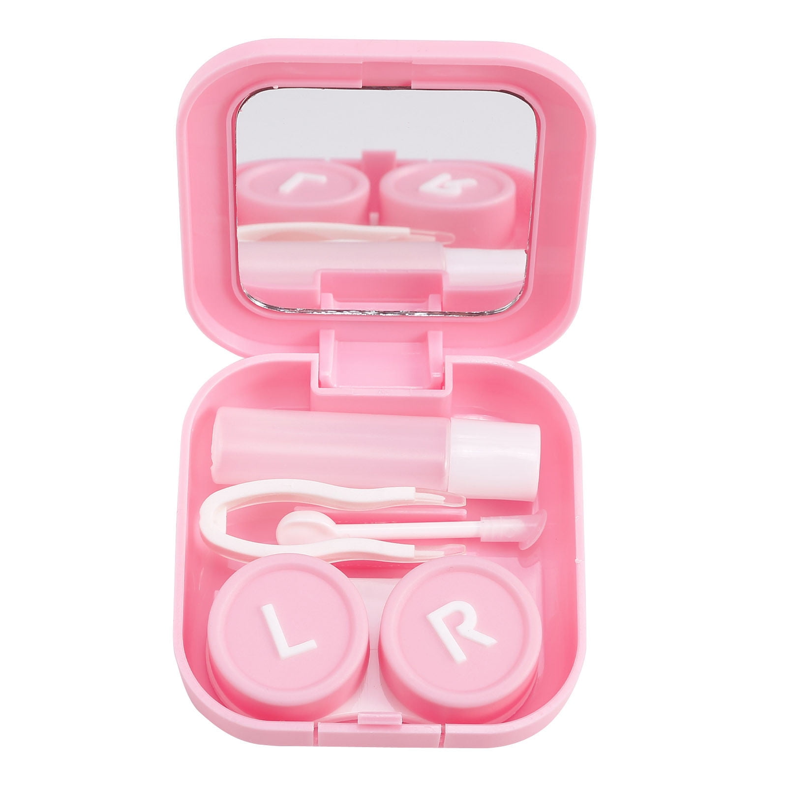 TekDeals Mini Portable Contact Lens Case - Travel Kit, Prevents Leakage ...
