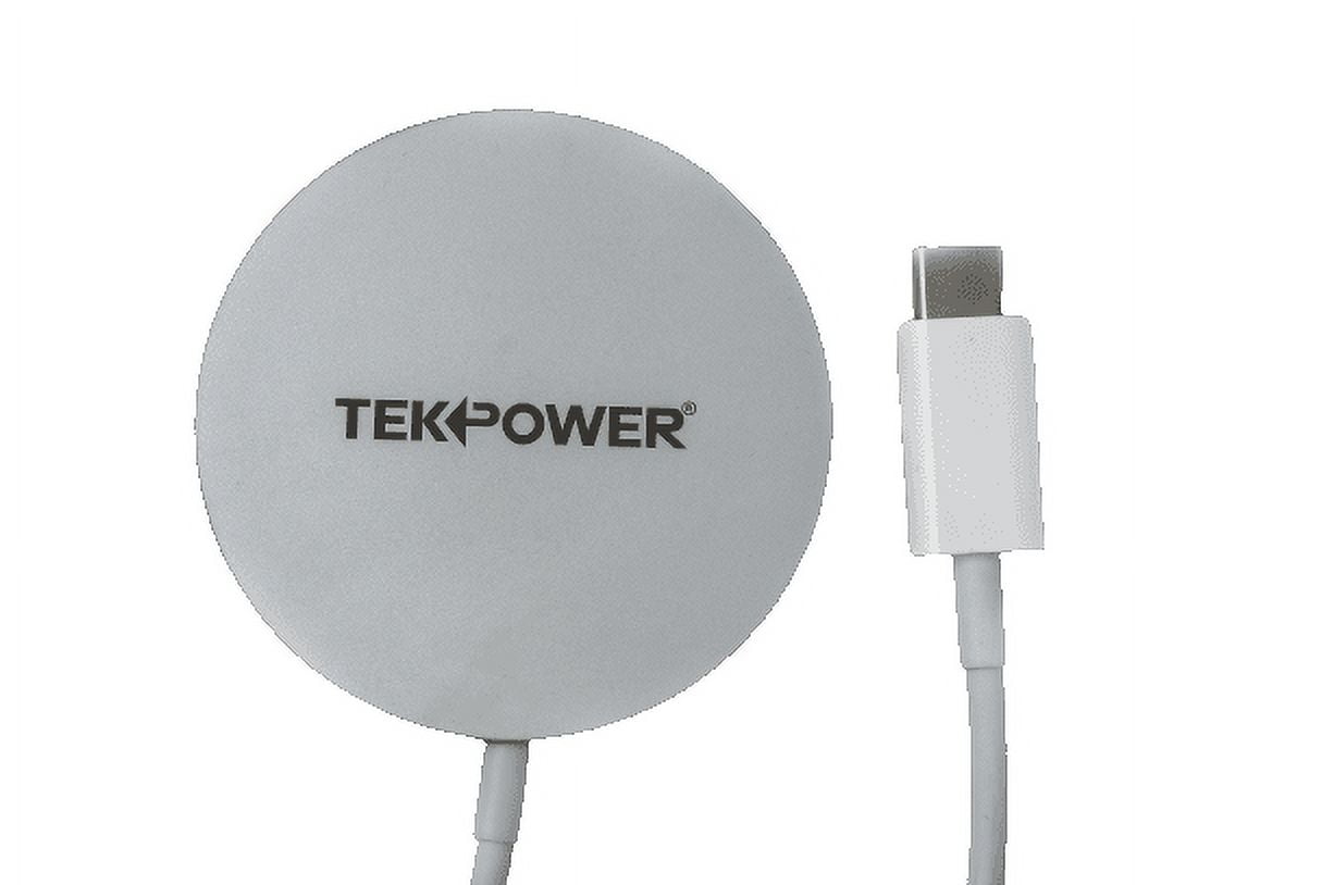 TekPower TP100 15W Magnetic Wireless Quick Charger with USB converter ...