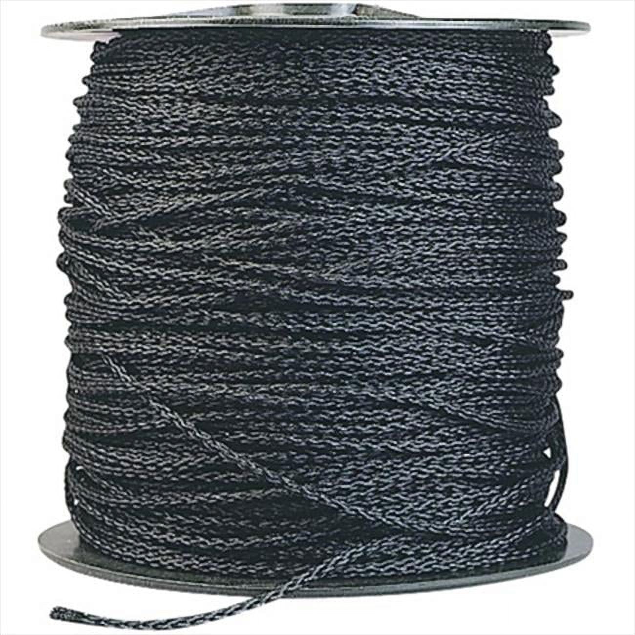 TekSupply CC5310 Black Polypropylene Rope - 0.18 in x 1,000 ft Spool ...