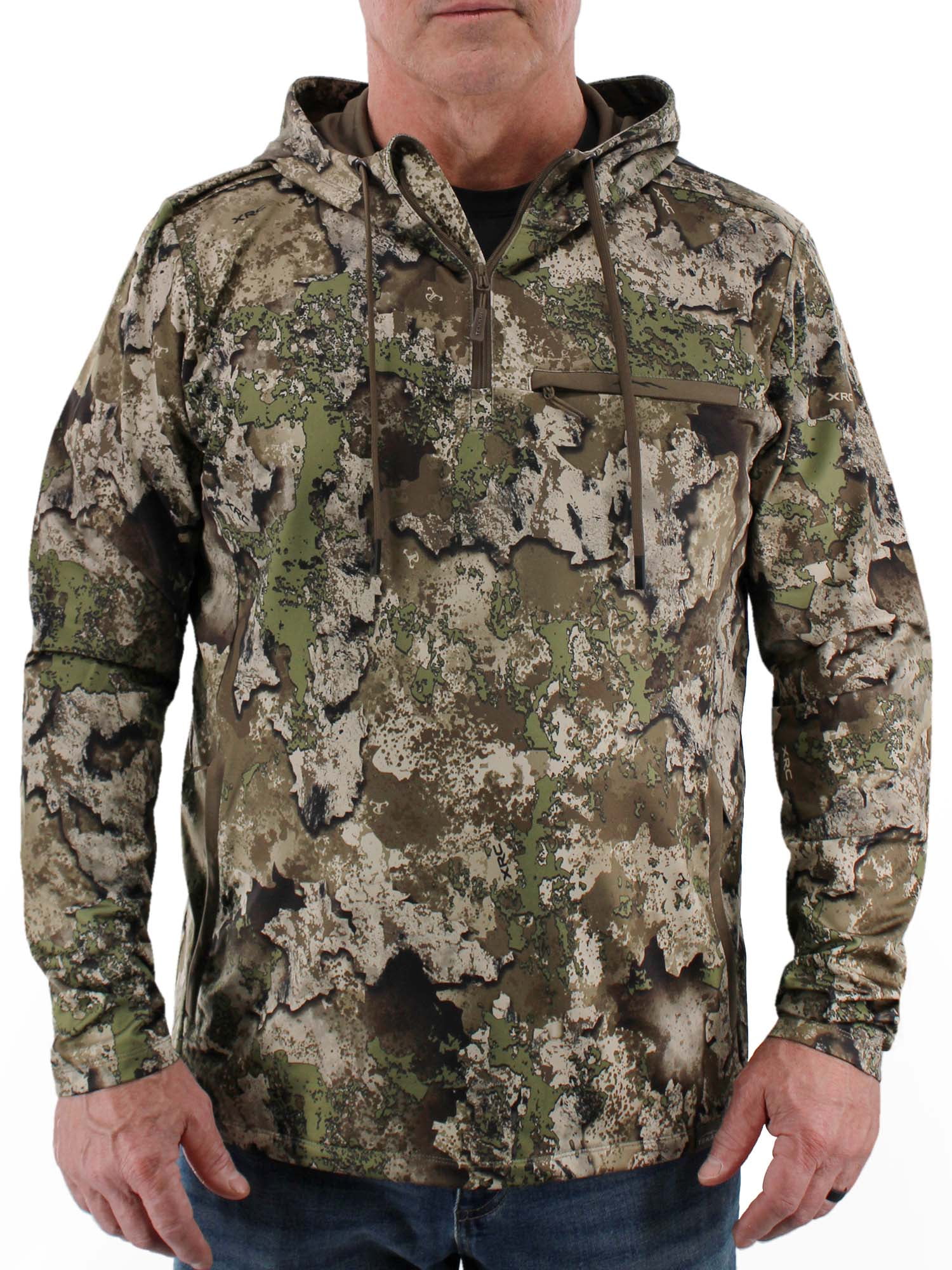 Tekari Men's Axial 1/4 Zip Performance Hunting Hoodie - Walmart.com