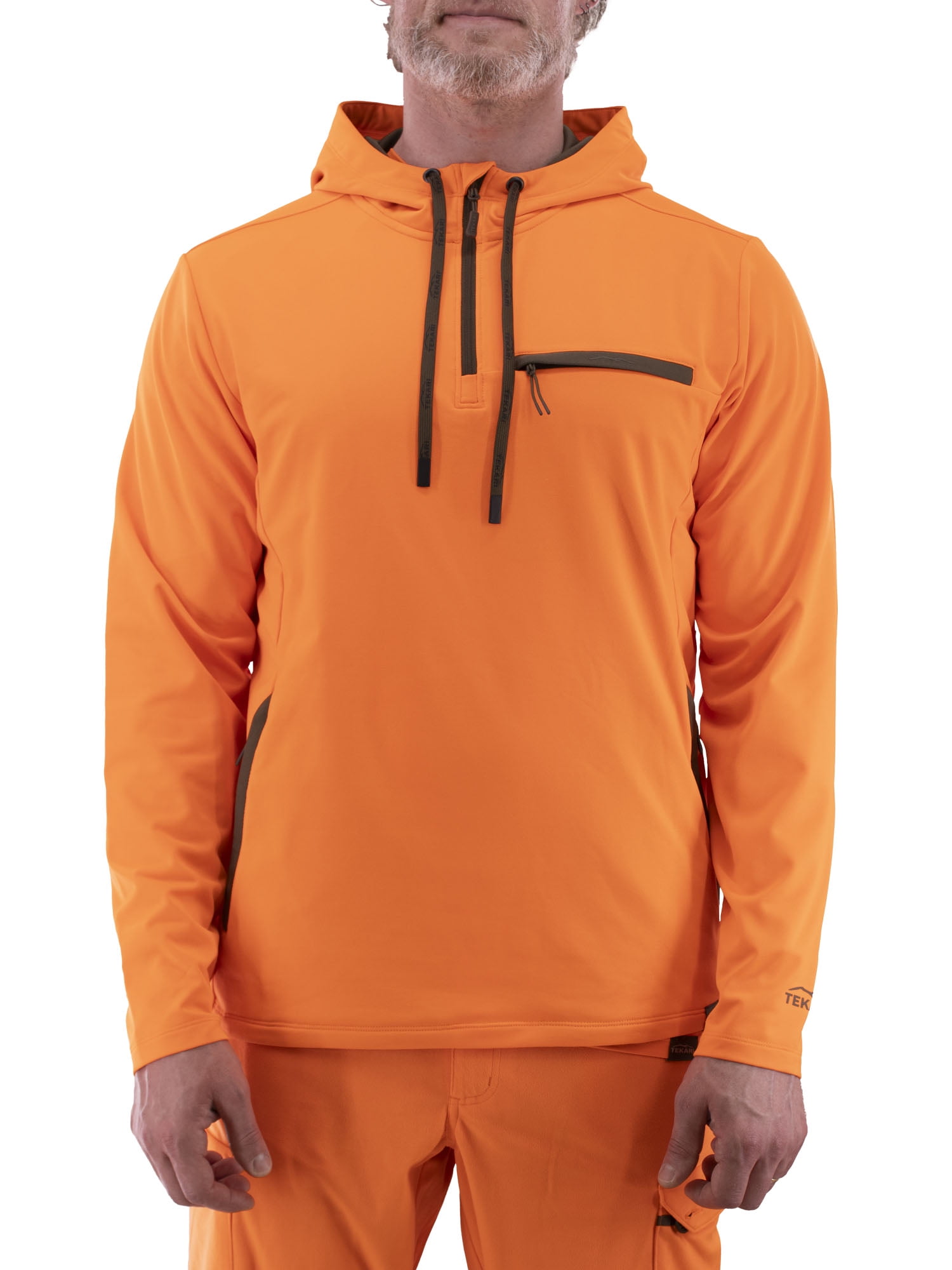 Tekari Men's Axial 1/4 Zip Performance Hunting Hoodie - Walmart.com