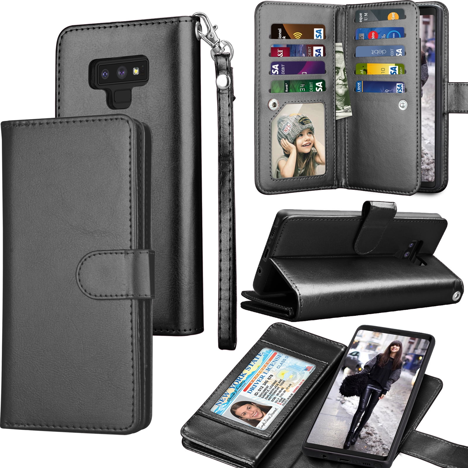 Tekcoo For Galaxy Note 9 Case, Tekcoo For Samsung Note 9 Wallet Case ...