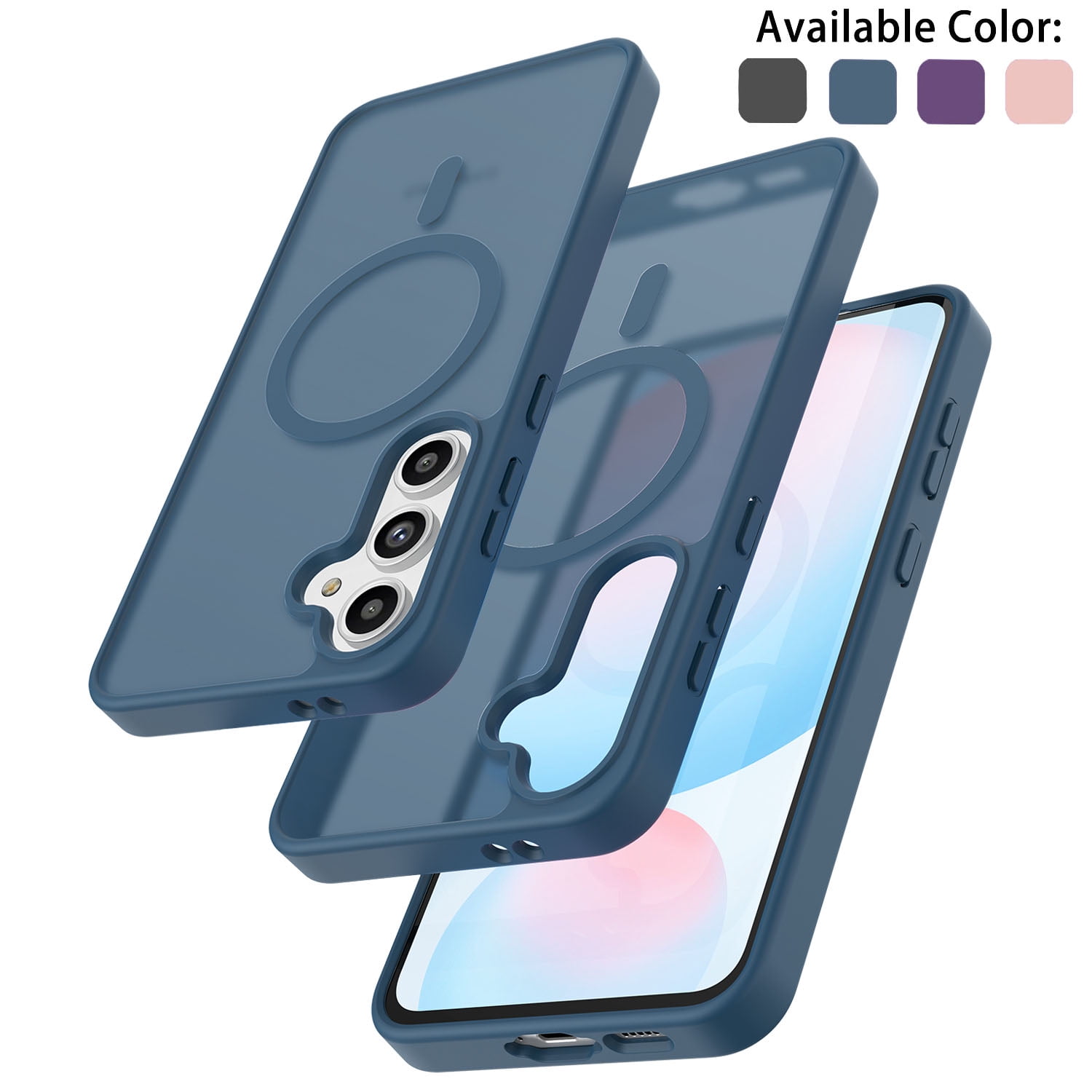 Tekcoo for Samsung Galaxy S24 FE Case, Compatible with MagSafe Military ...