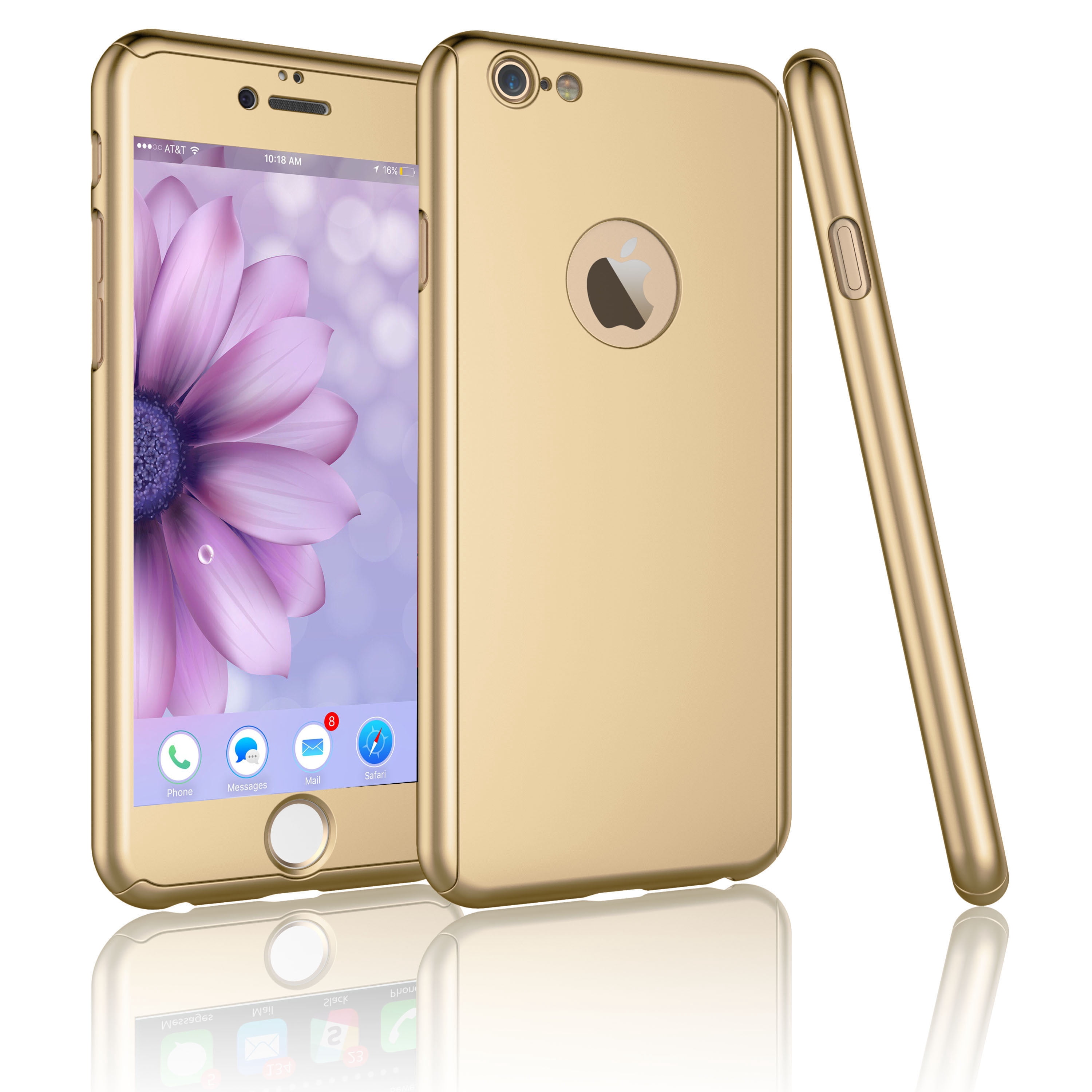 Tekcoo Ultra Thin Hard Slim Cell Phone Case with Tempered Glass for ...