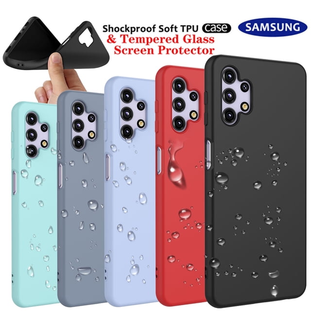 Tekcoo for Galaxy A32 5G Case & Screen Protector, Slim Protective ...