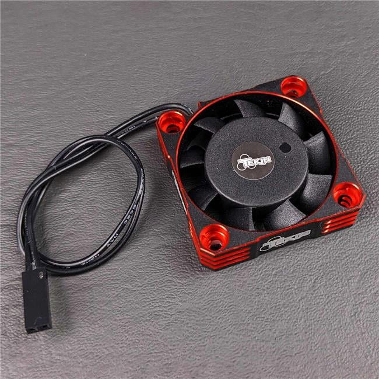 Tekin 2.5 mm 2 Pin 40x40x10 Plug x 180 mm x 26AWG Hiflow Fan, Black & Red - Walmart.com