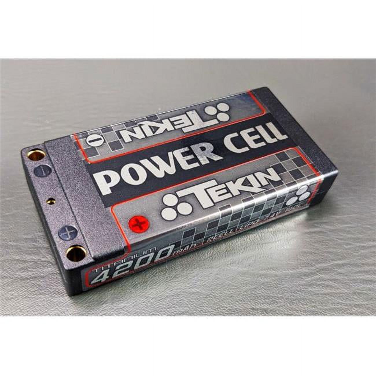 Tekin 2S 4200mAh 140C Shorty ULCG 5 mm Bullets Titanium LiPo Battery ...