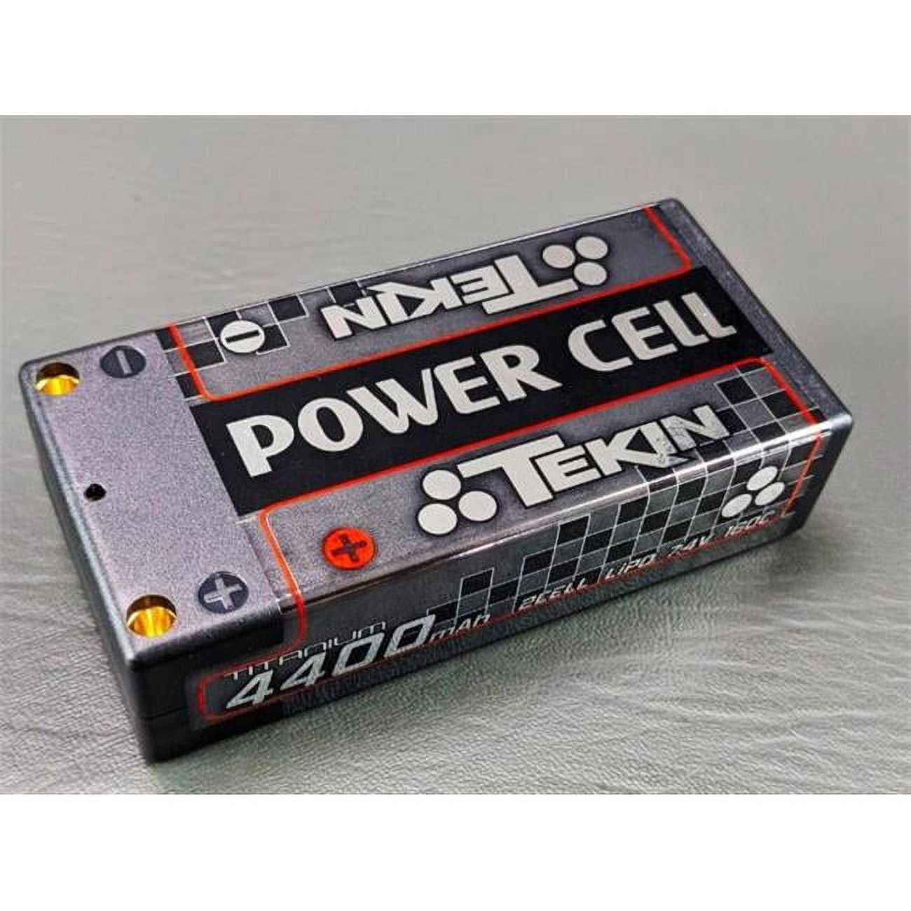 Tekin 2S 4400mAh 160C Shorty 5 mm Bullets Titanium LiPo Battery ...