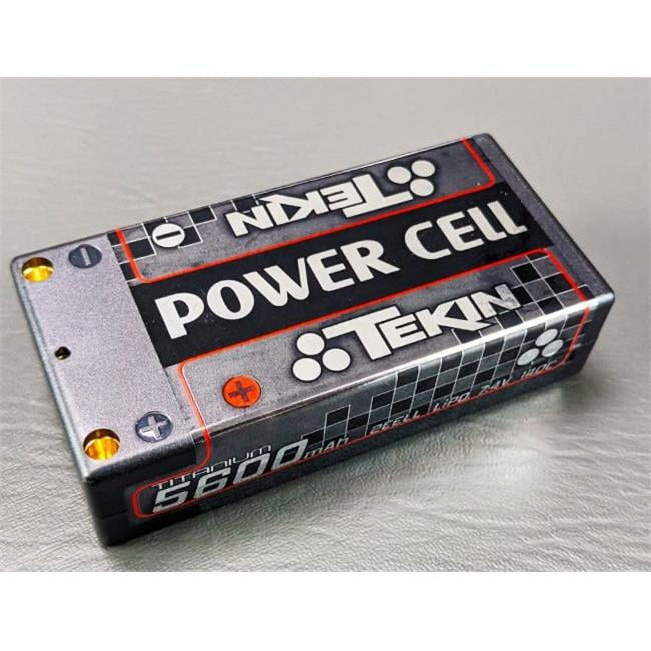 Tekin 2S 5600mAh 140C Shorty 5 mm Bullets Titanium LiPo Battery ...