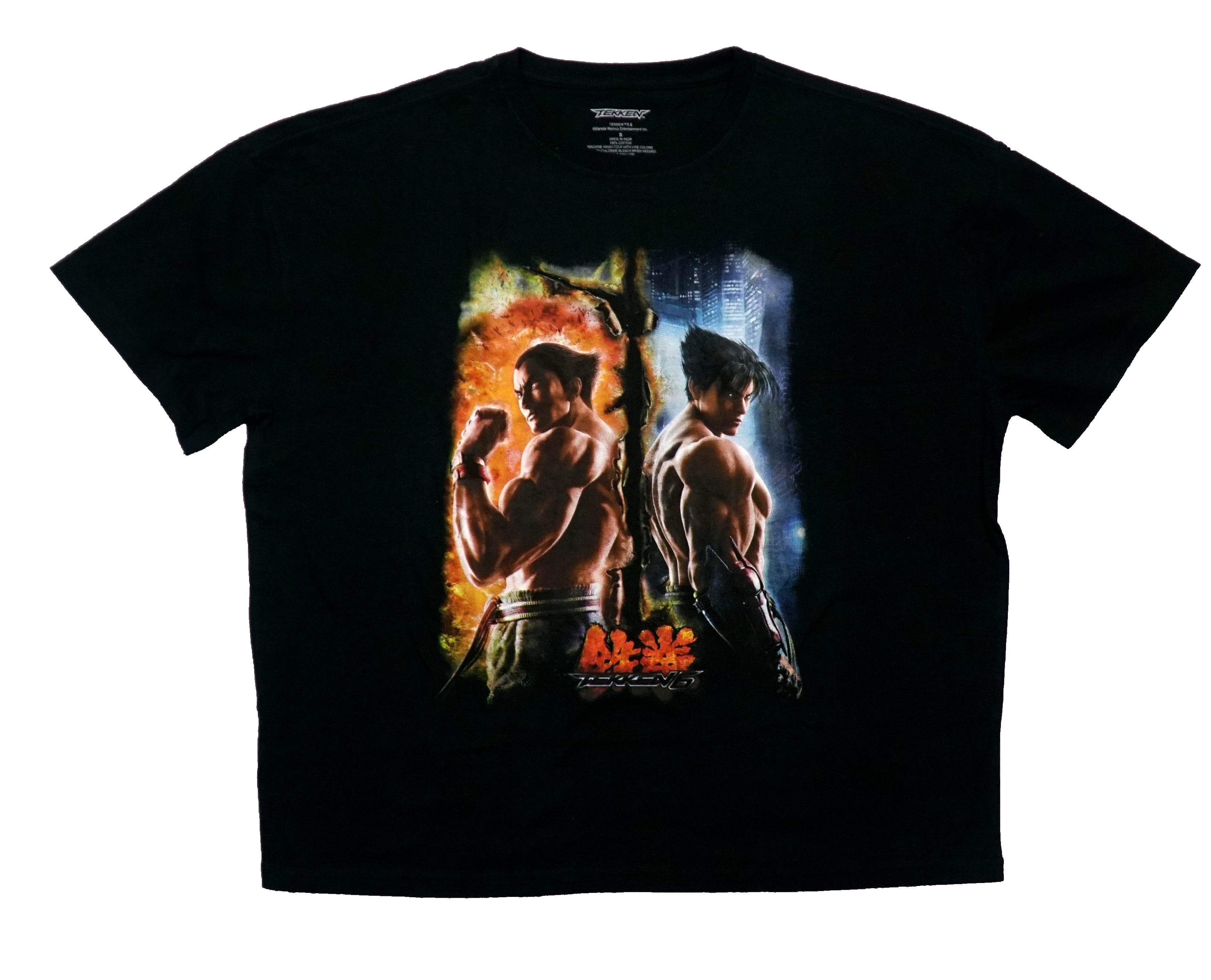 Tekken 6 Mens T-Shirt - Fighters Standing Back to Back (Small ...