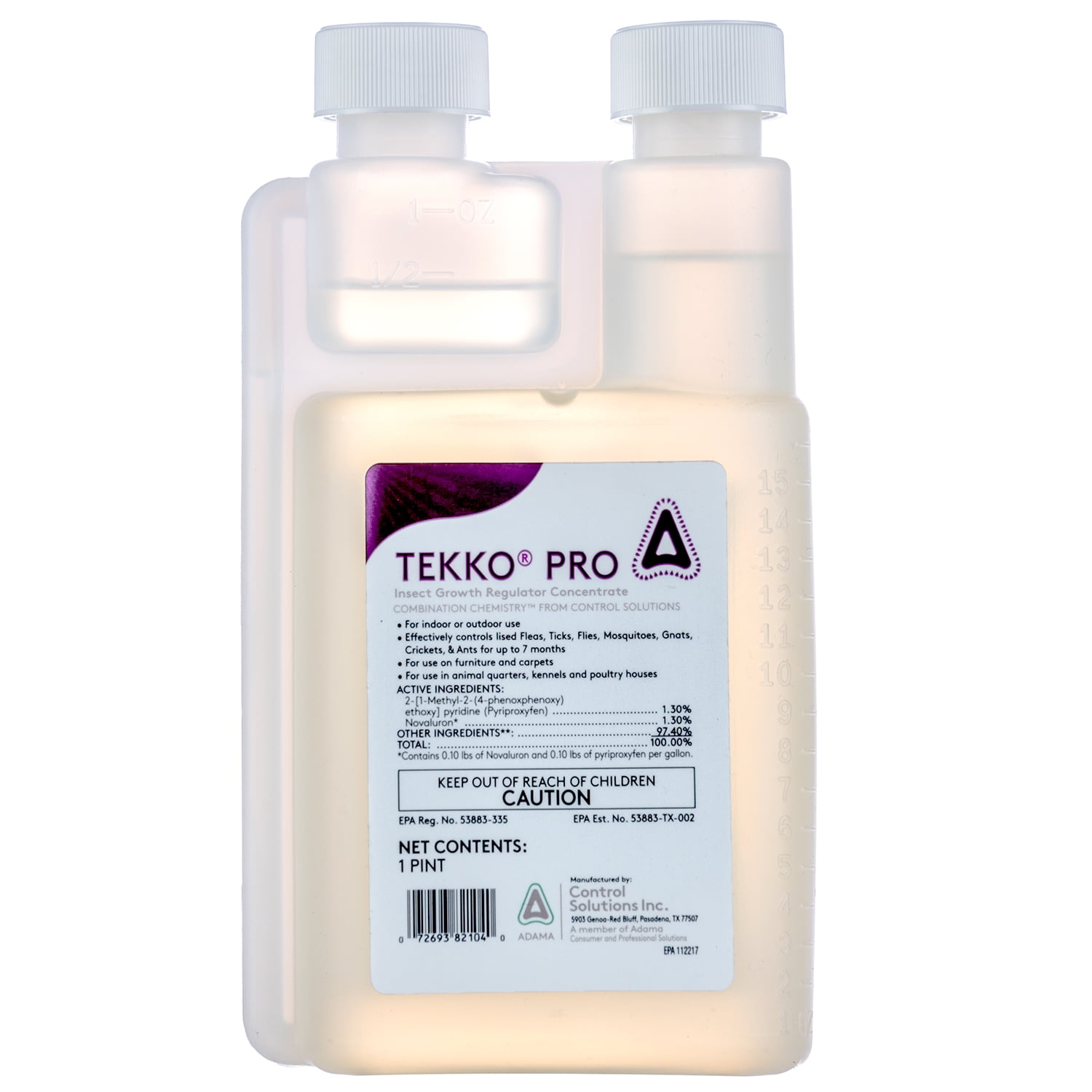 Tekko Pro Insect Growth Regulator Concentrate, 16 oz, Fleas, Roaches ...
