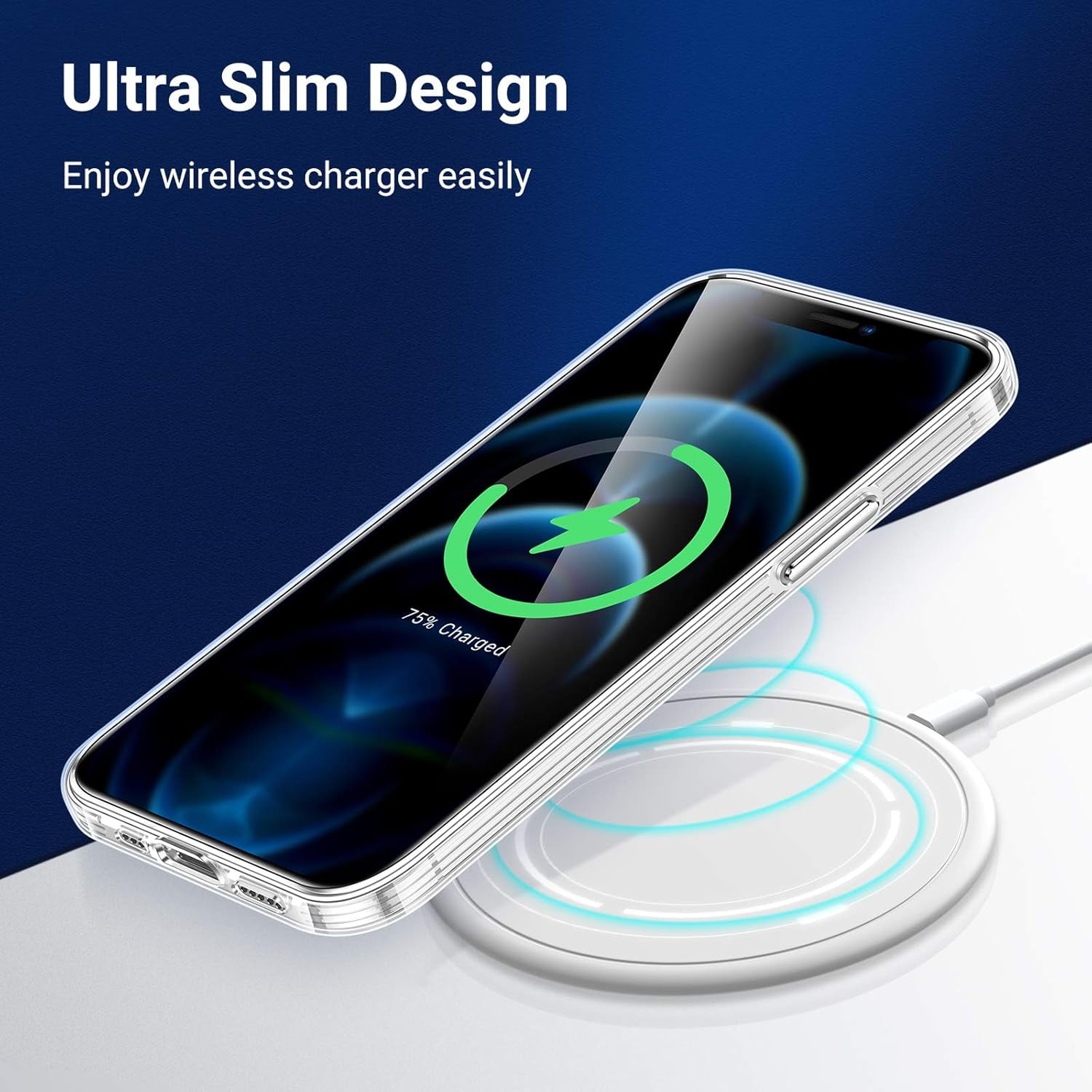 Tekniq Wireless Charger, Qi-Enabled Devices, with USB Cable - Walmart.com