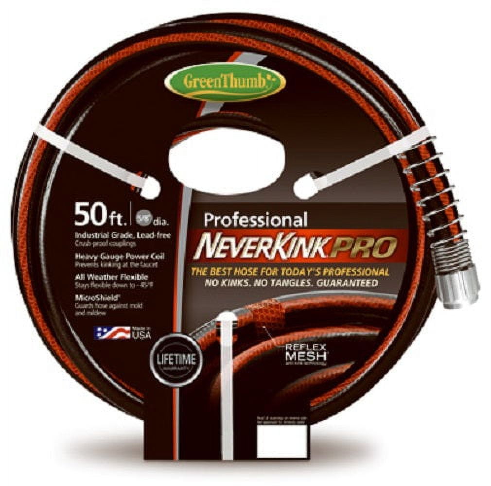 Teknor GT8844-50 5/8 Inch x 50 Foot Commercial Duty Pro Garden Hose ...