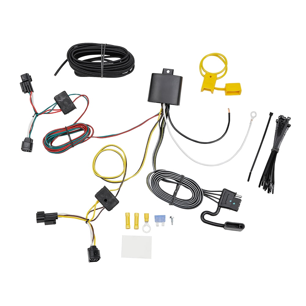 Tekonsha T-One T-Connector Harness, 4-Way Flat, w/Circuit Protected ...