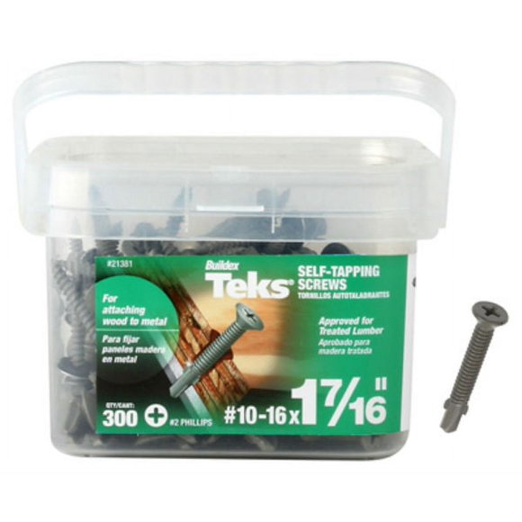 Teks Self Drilling Screws Wood To Metal