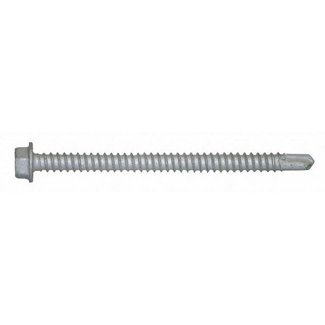 Teks Drill Screw,Hex,#12,Climaseal,3"L,PK100 1143000 - Walmart.com