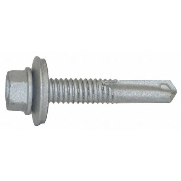 Teks Drill Scrw,Hex,#12,Climaseal,1.5"L,PK250 1415000 - Walmart.com