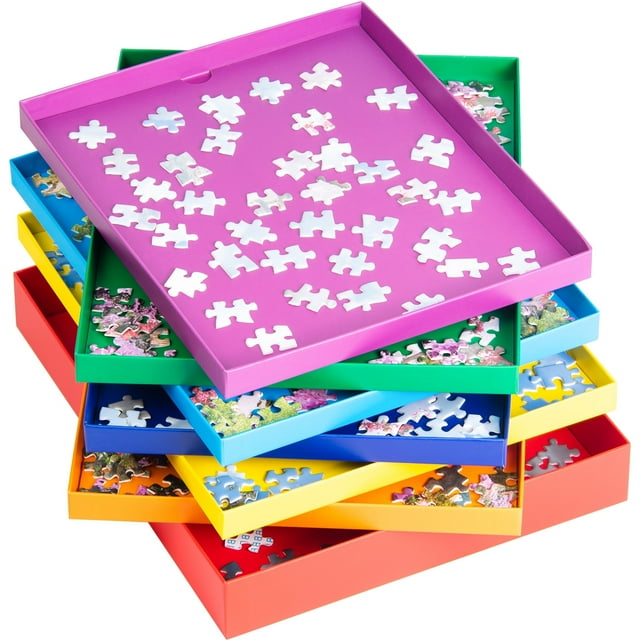 Tektalk Puzzle Sorting Trays Stackable Jigsaw Puzzle Sorters Puzzle ...