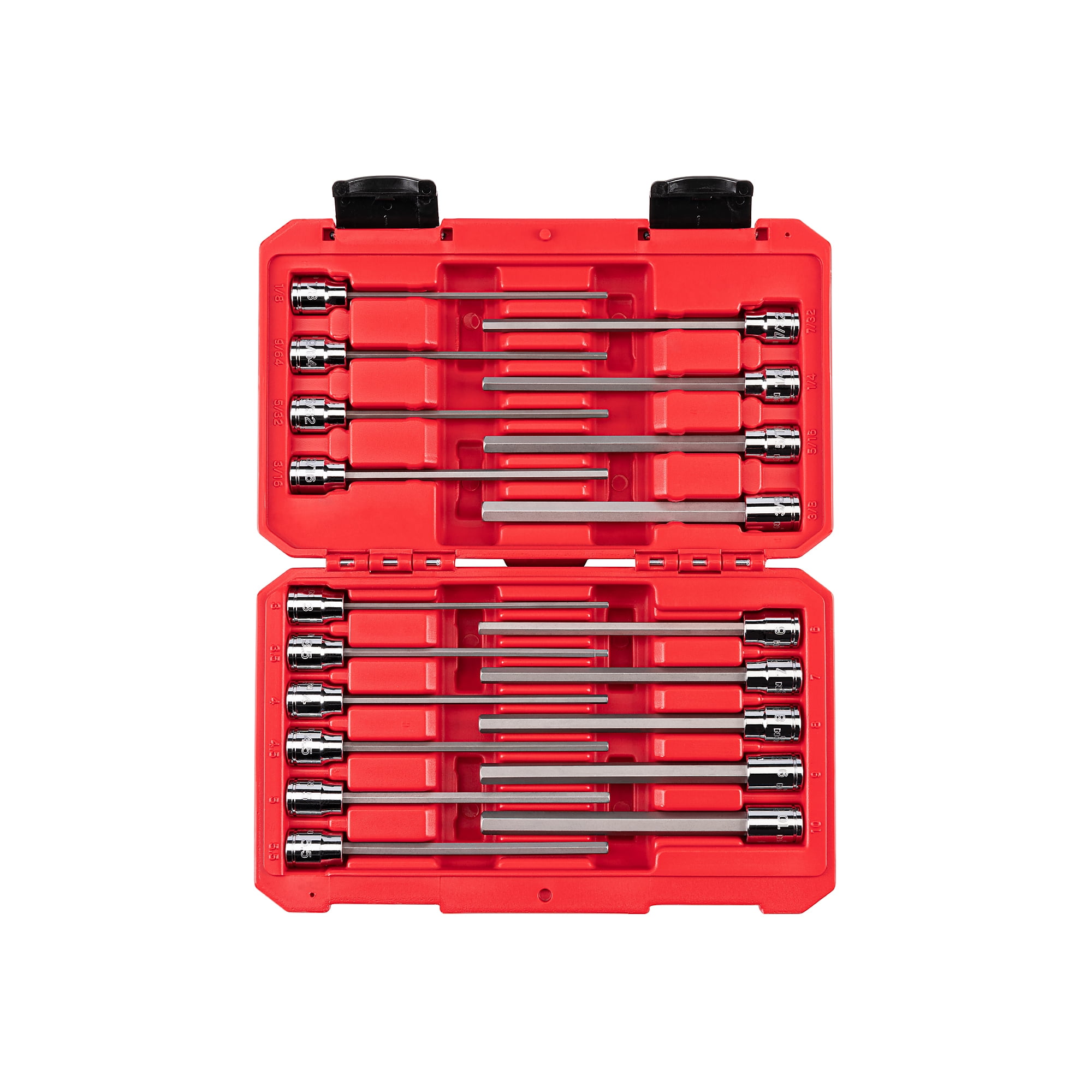 Tekton, 19-pc 3/8in. Drive Long Hex Bit Socket Set, Model# SHB91315 ...